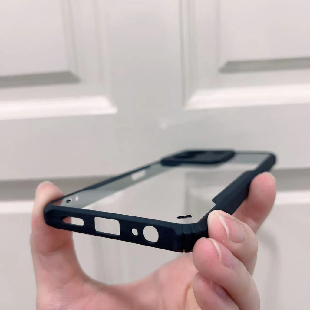 For vivo Y36 5G Transparent Black Shockproof Camera Protective Premium ...