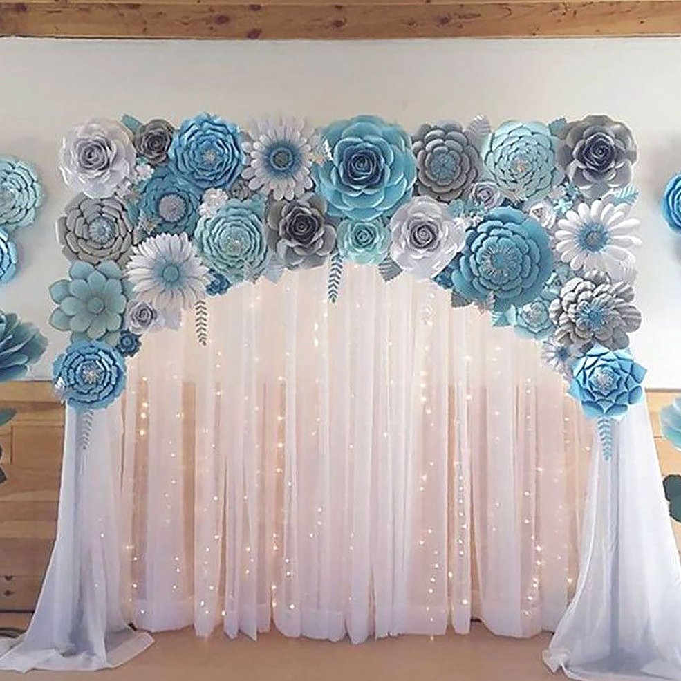 Wedding Stage Decoration With Paper Flowers | Best Flower Site