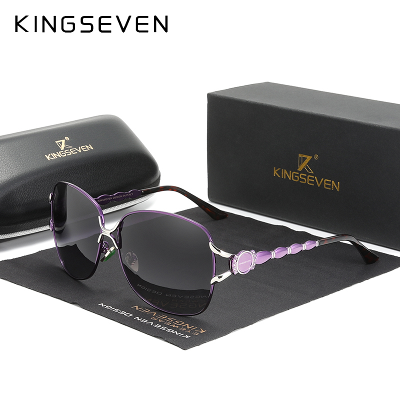 KINGSEVEN Women's Sun Glasses Elegant Polarized Sunglasses For Women ...