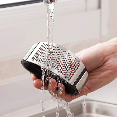 Stainless Steel Garlic Press Metal Ginger Garlic Chopper Crusher Garlic ...