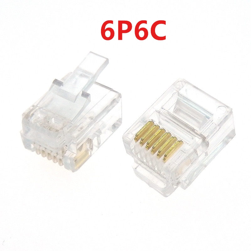 10 pcs RJ11 4P4C 6P6 6P4C 6P2C 8P8C Modular Network Jack Vertical Ports Sockets Female ...