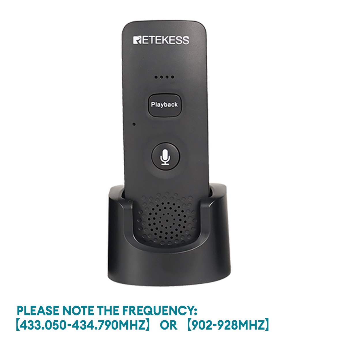 RETEKESS TD125 Wireless Pager System Two Way Intercom 7 Inch Voice ...