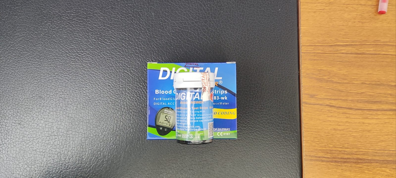 Digital ACCU-ANSWER Blood Glucose Test Strips 25pcs Only Vail No Box ...