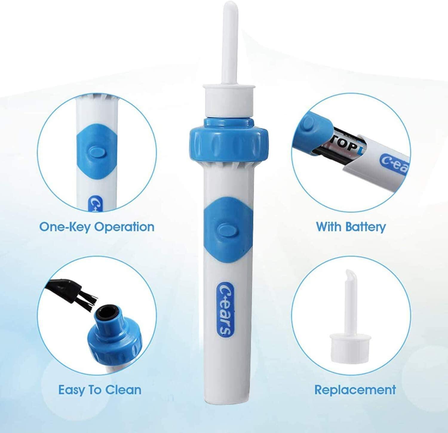 C-Ears Vibration and Vacuum Ear Wax Cleaner with storage box