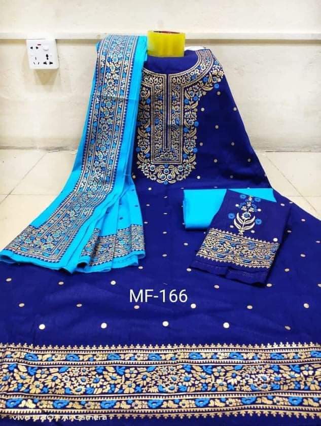 Unstitched Cotton Skin Print Salwar Kameez New Design Three Piece For ...