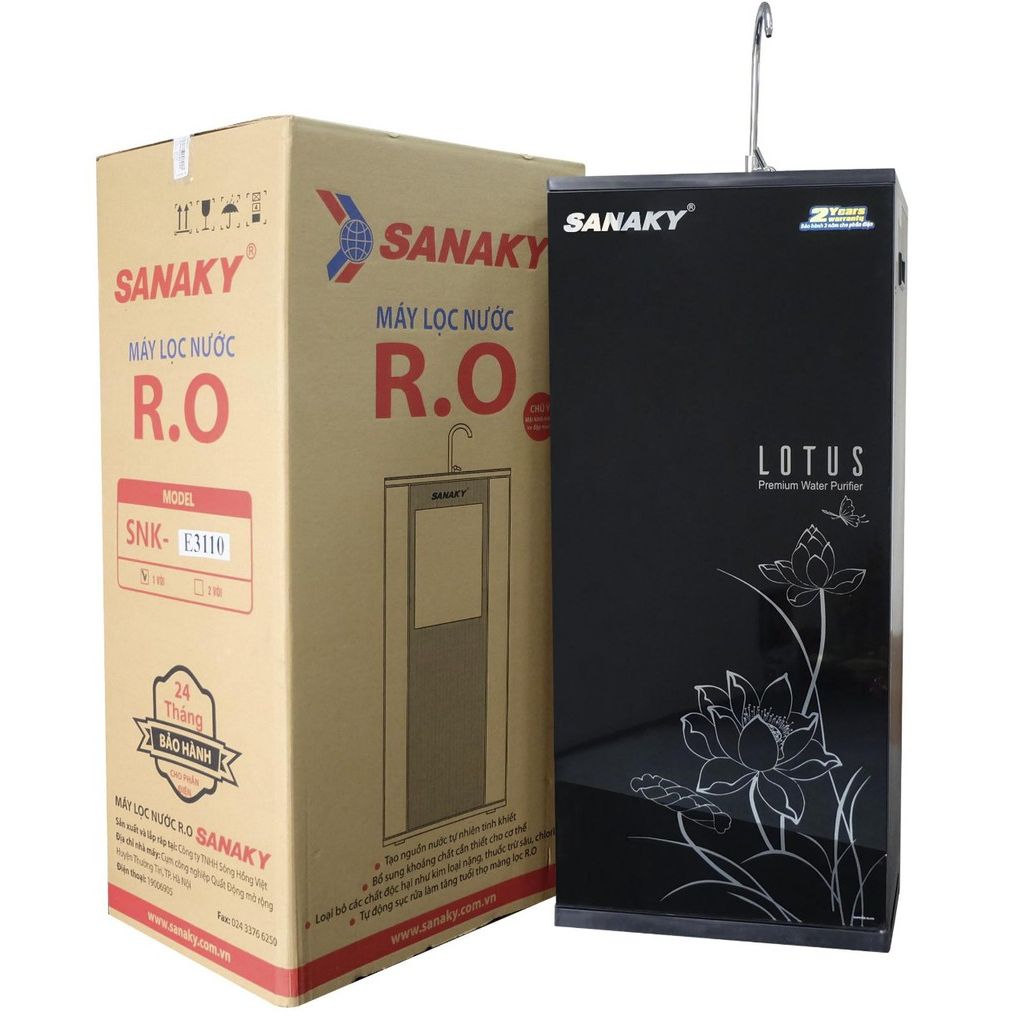 Sanaky Lotus Cabinet 6 Stage Mineral RO Water Purifier-(Made in Vietnam ...