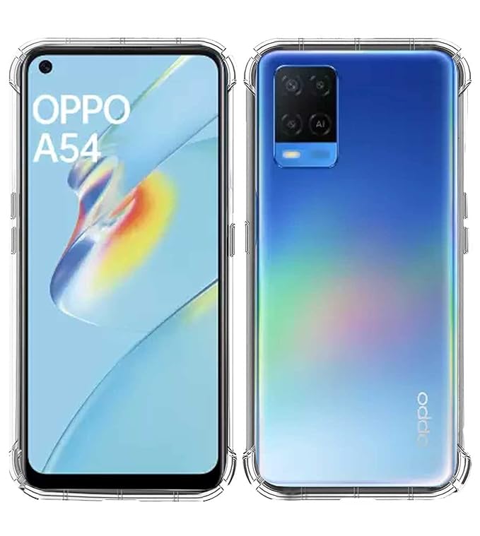 Oppo A54 Transparent Tpu Case – Slim, Flexible & Shockproof Back Cover ...