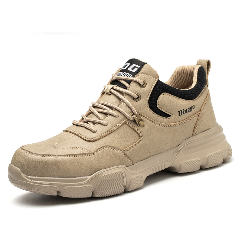 DINGGU safety shoes/ Steel toe and steel mid sole safety shoes/ Light ...
