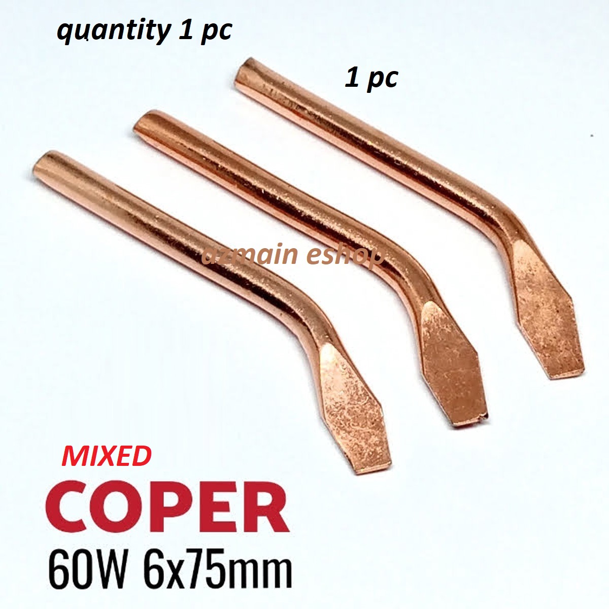 60W Soldering Iron mixed Coper Bit Bend, Iron Tip mixed Coper ...