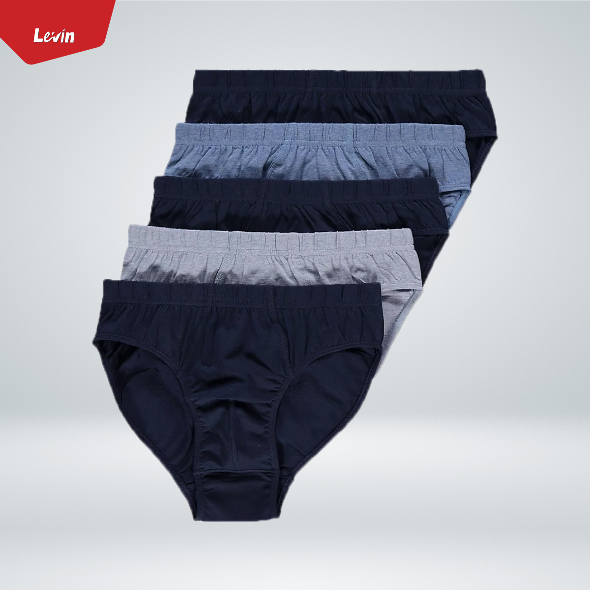 5 Pieces Multicolor Assorted Men's Brief Flexible Cotton Premium ...