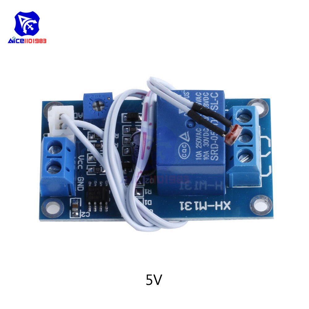 【happy one】XH-M131 DC 5V 12V Light Control Sensor Relay Module Light ...