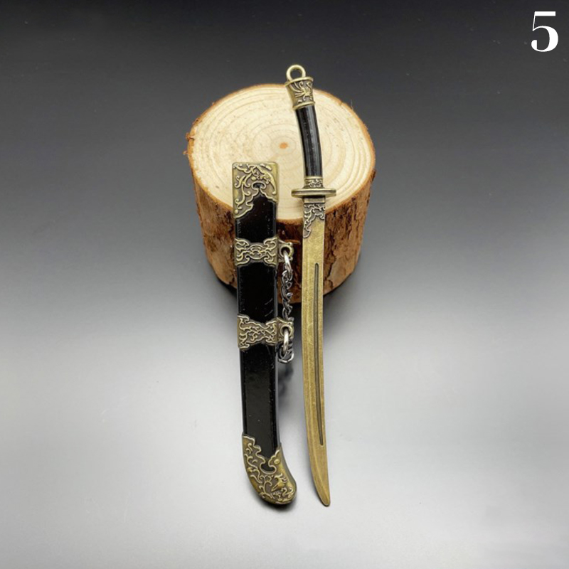 Mini Sword With Sheath China Ancient Sword Zinc Alloy Tang Hengdao Han ...