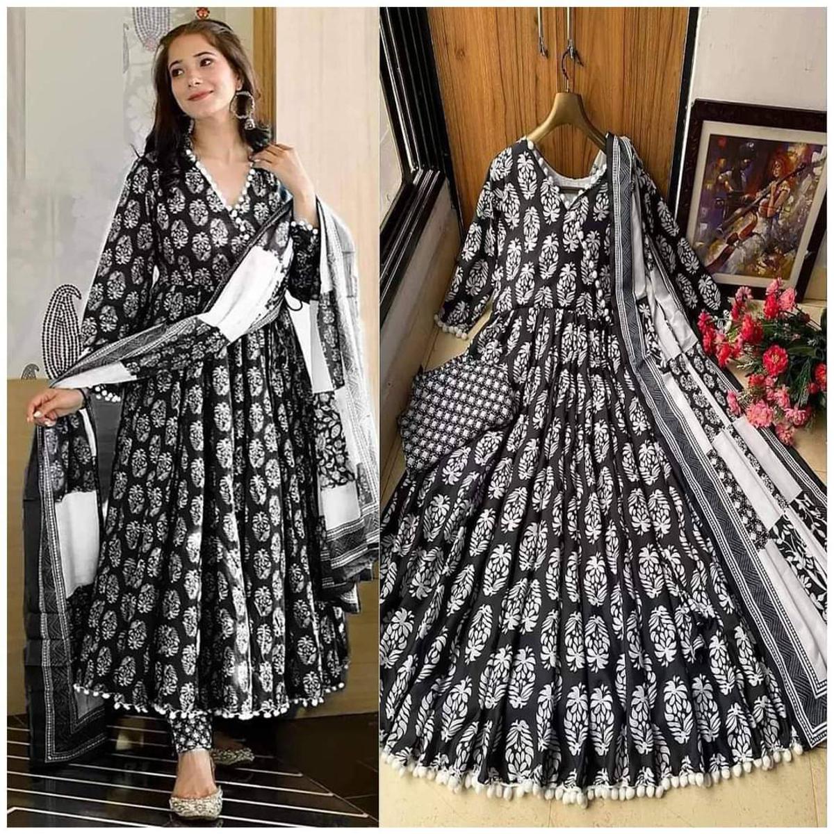 New exclusive designed Linen Screen Print Poppon 3piece For Stylish ...