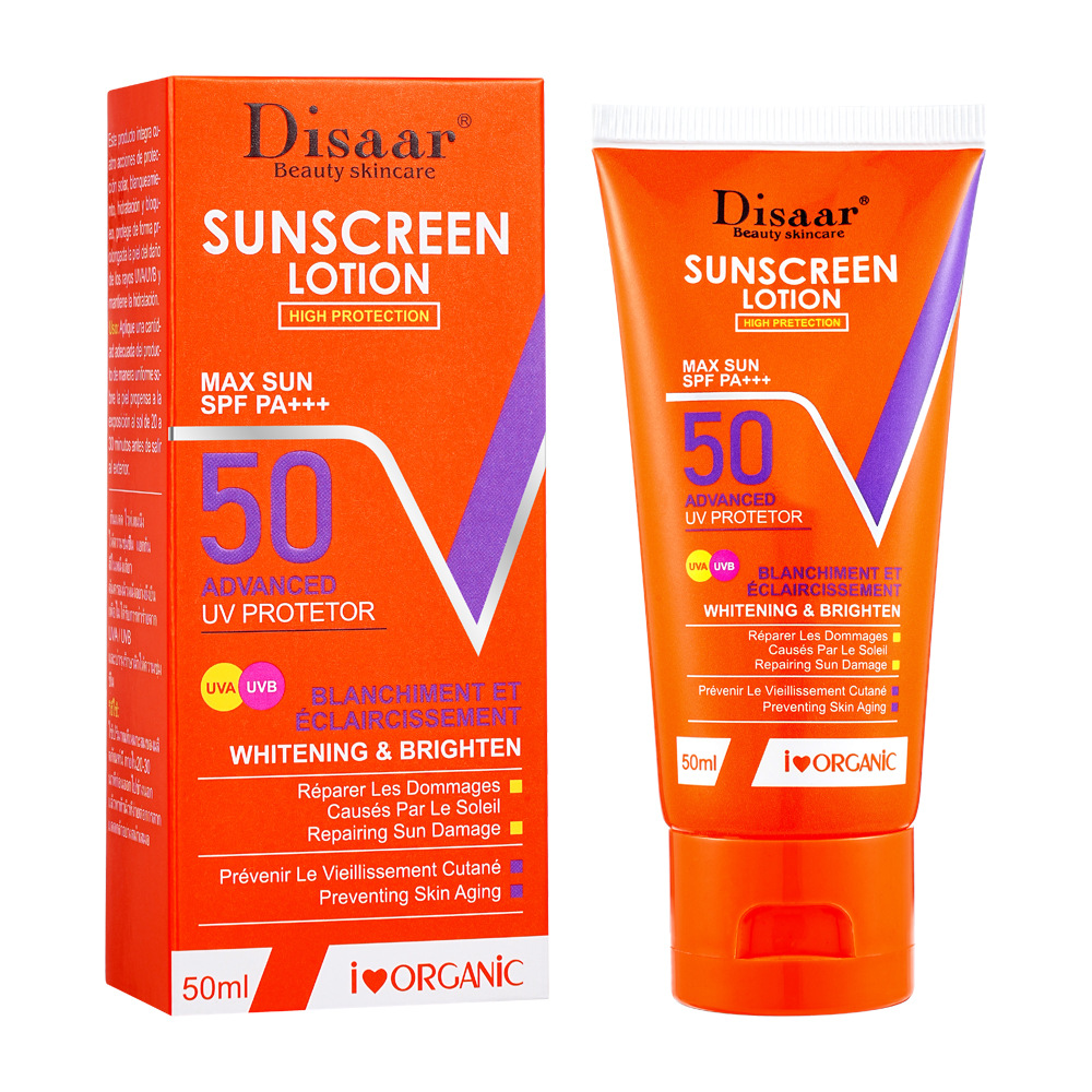 SPF 50 Facial Sunscreen 50ml Waterproof Sunscreen UV Protective Cream ...