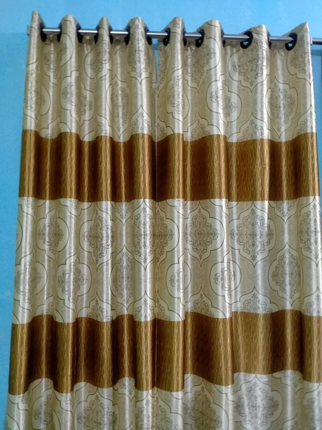 Synthetic Curtain Door and Window Pordha- ( 4 kuchi -1pis) multicolour ...