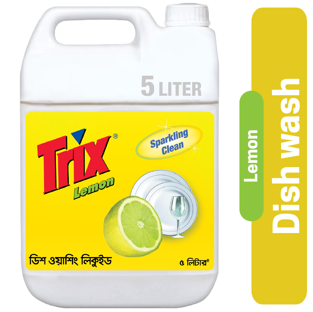 Trix Dishwashing Liquid 5L Mega Refill Super Saver Pack with Lemon ...