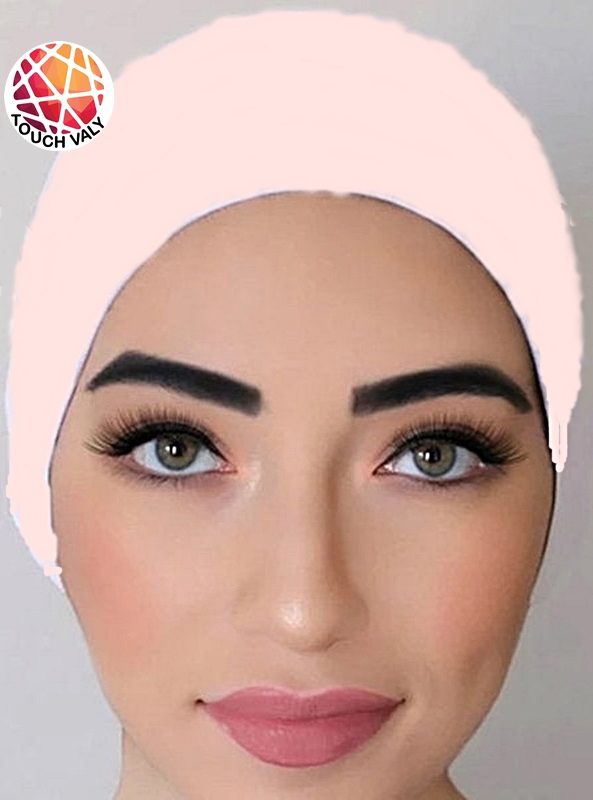 4-Piece Hijab Inner Caps Set, Comfortable Cotton, Available in White ...