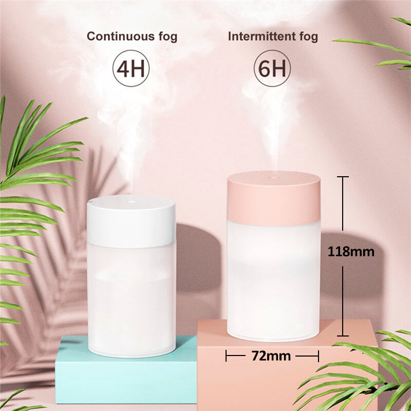 Colorful Humidifier Ultrasonic Mini Aromatherapy Diffuser USB Mist ...