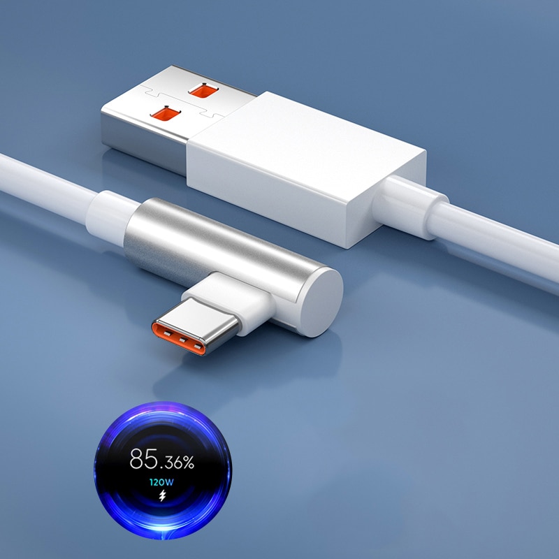 Original Xiaomi 120W 67W 6A USB Type C Fast Turbo Charger Cable For Mi ...