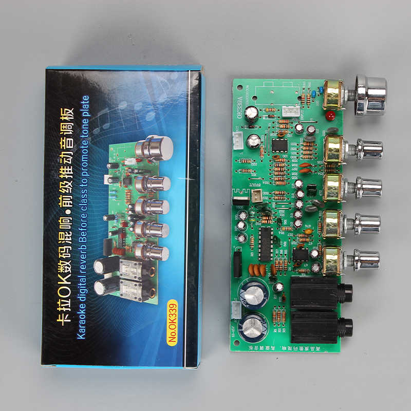 Digital Karaoke Amplifier OK339 DC 12-15V Reverb Preamp Before Class To ...