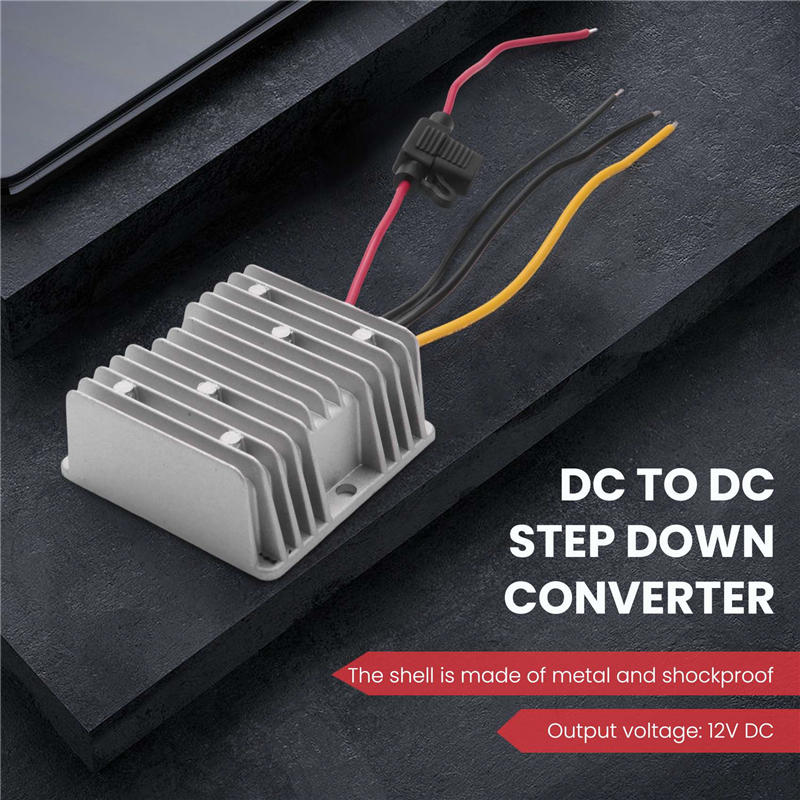 DC 36V/48V to 12V 20A Converter DC Regulator with Fuse | Daraz.com.bd