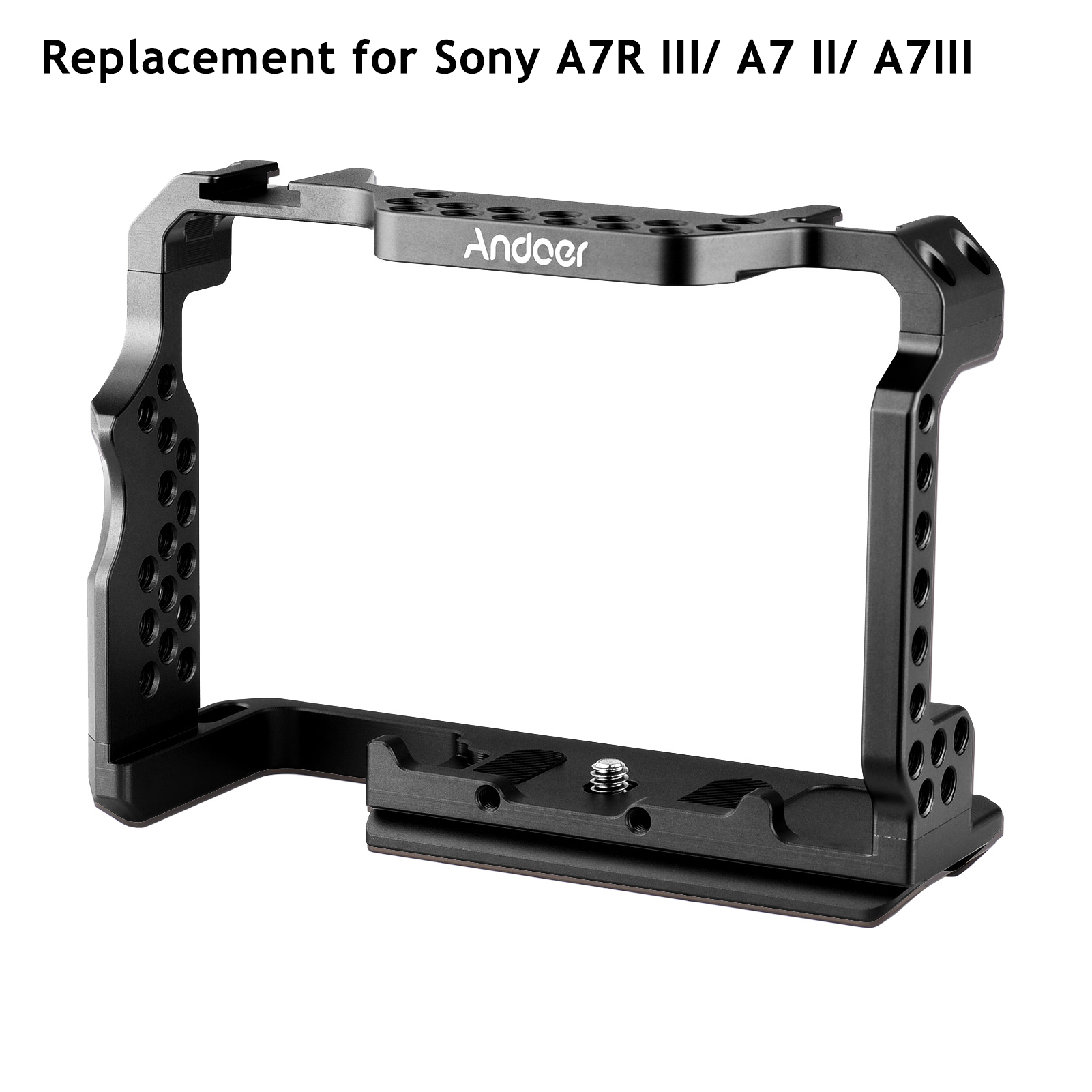 Andoer Camera Cage Kit for Sony A7iii A7C Aluminum Alloy Camera Video ...
