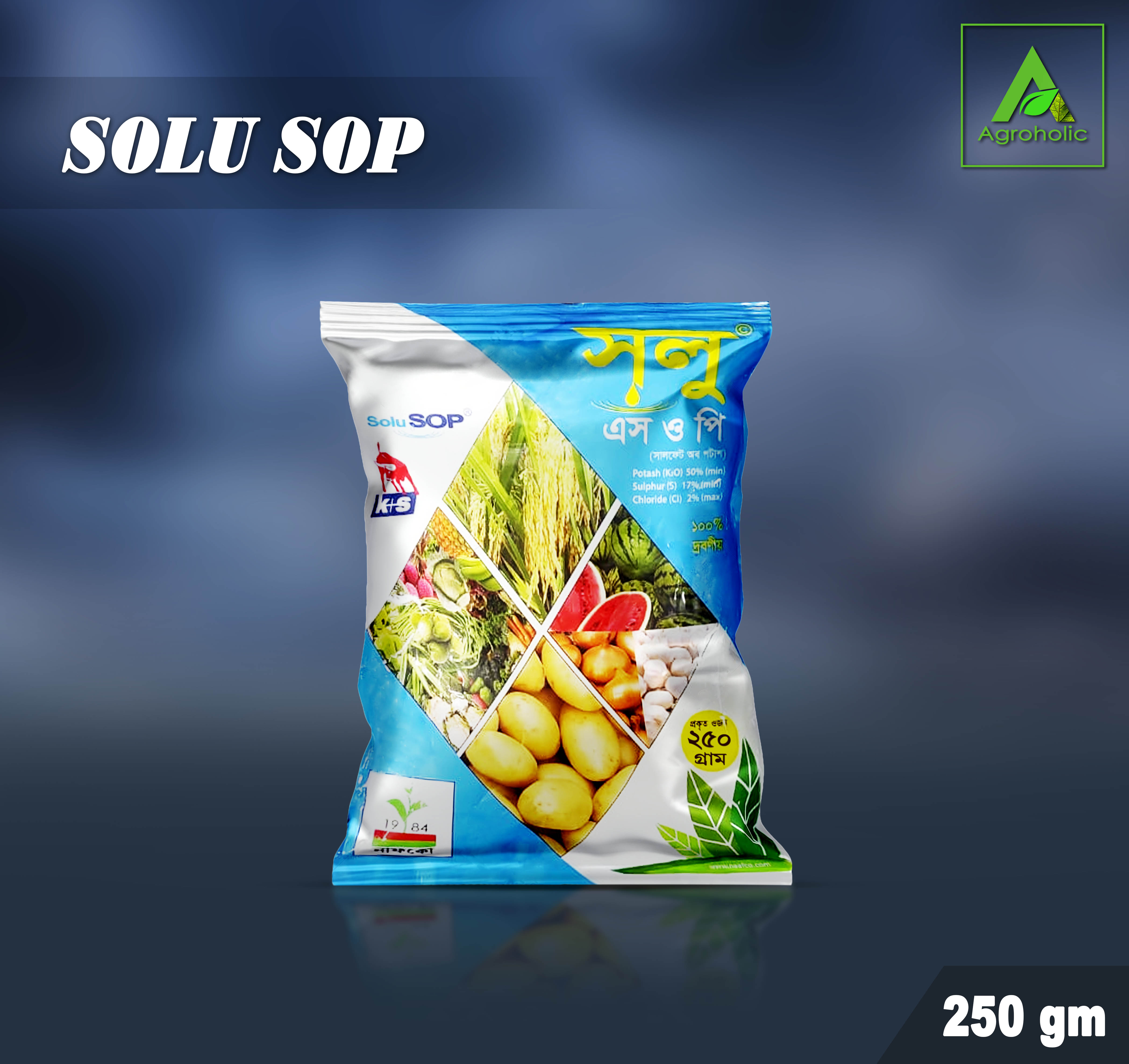 Sop Solu (Sulphate of Potash) - 250 gm (Intact Packet) | Daraz.com.bd