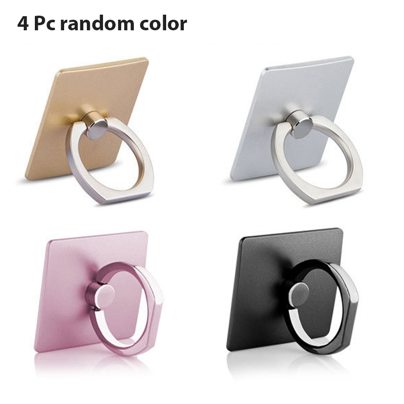 4Pcs Mobile Phone Ring Holder Phone Finger Stand Holder Socket For ...