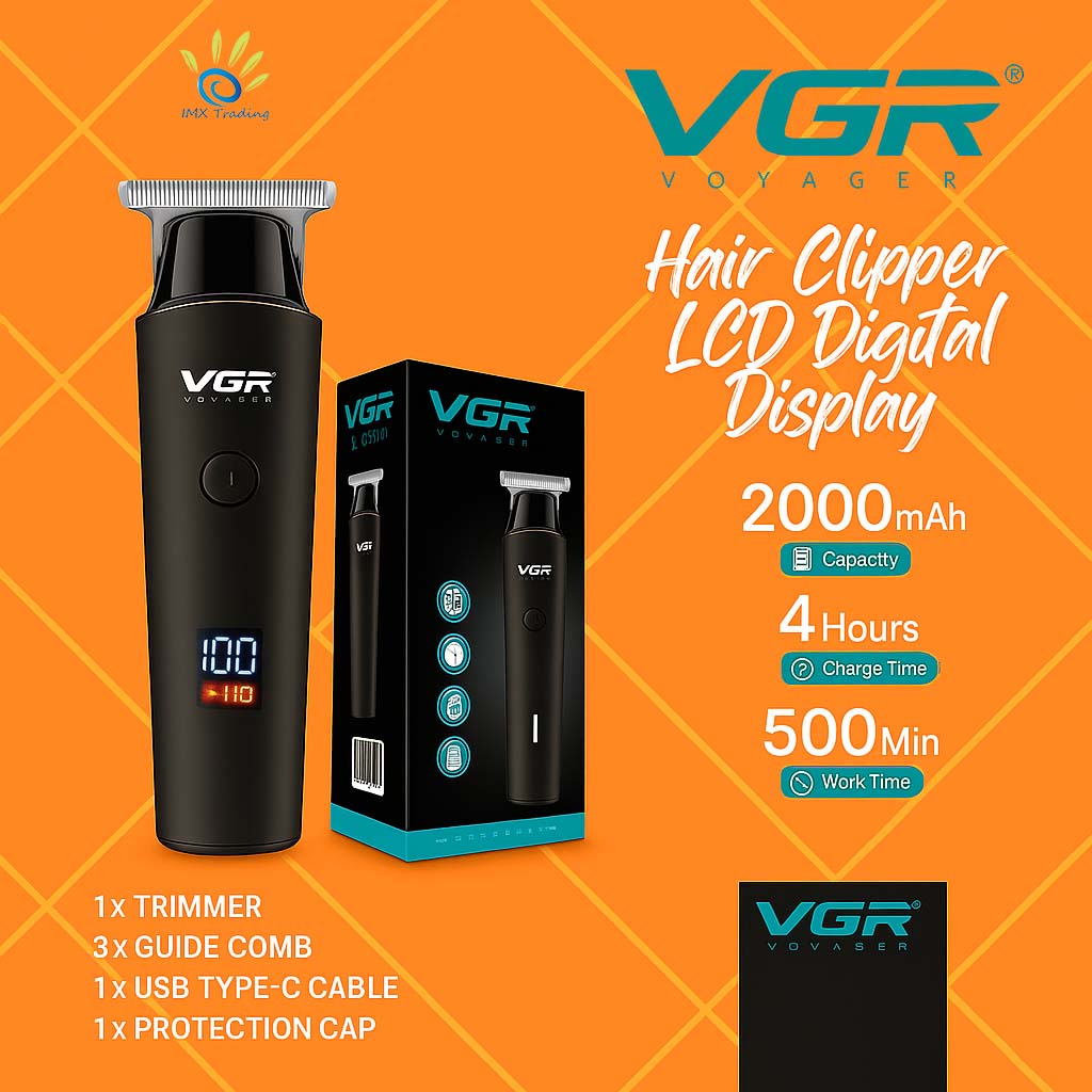 The VGR 937 Beard Trimmer and Hair Clipper is a cordless grooming tool ...