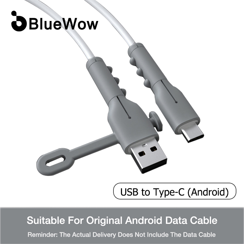 [For Type-C] BlueWow Data Line Protector For Android USB Charger Cord ...