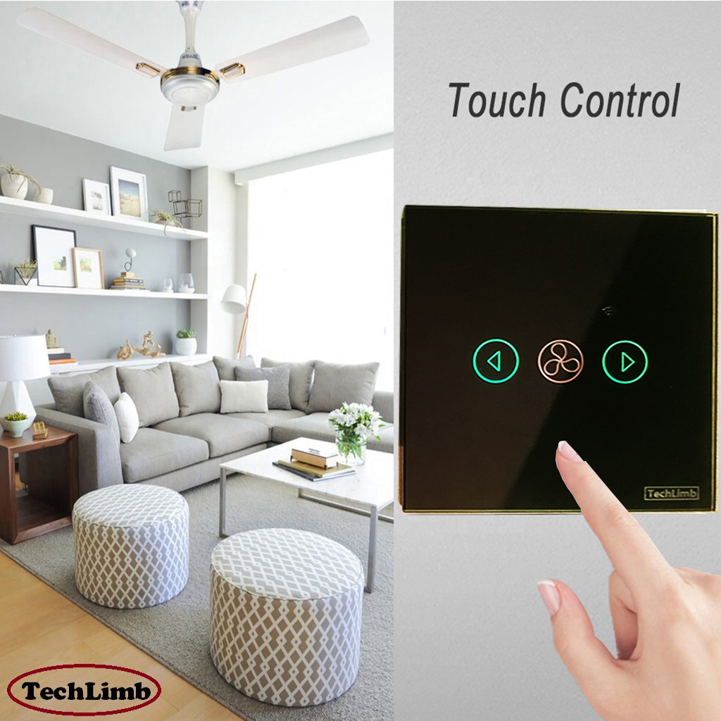 Smart WiFi Fan Switch – Remote & Touch Control | Works with Alexa ...