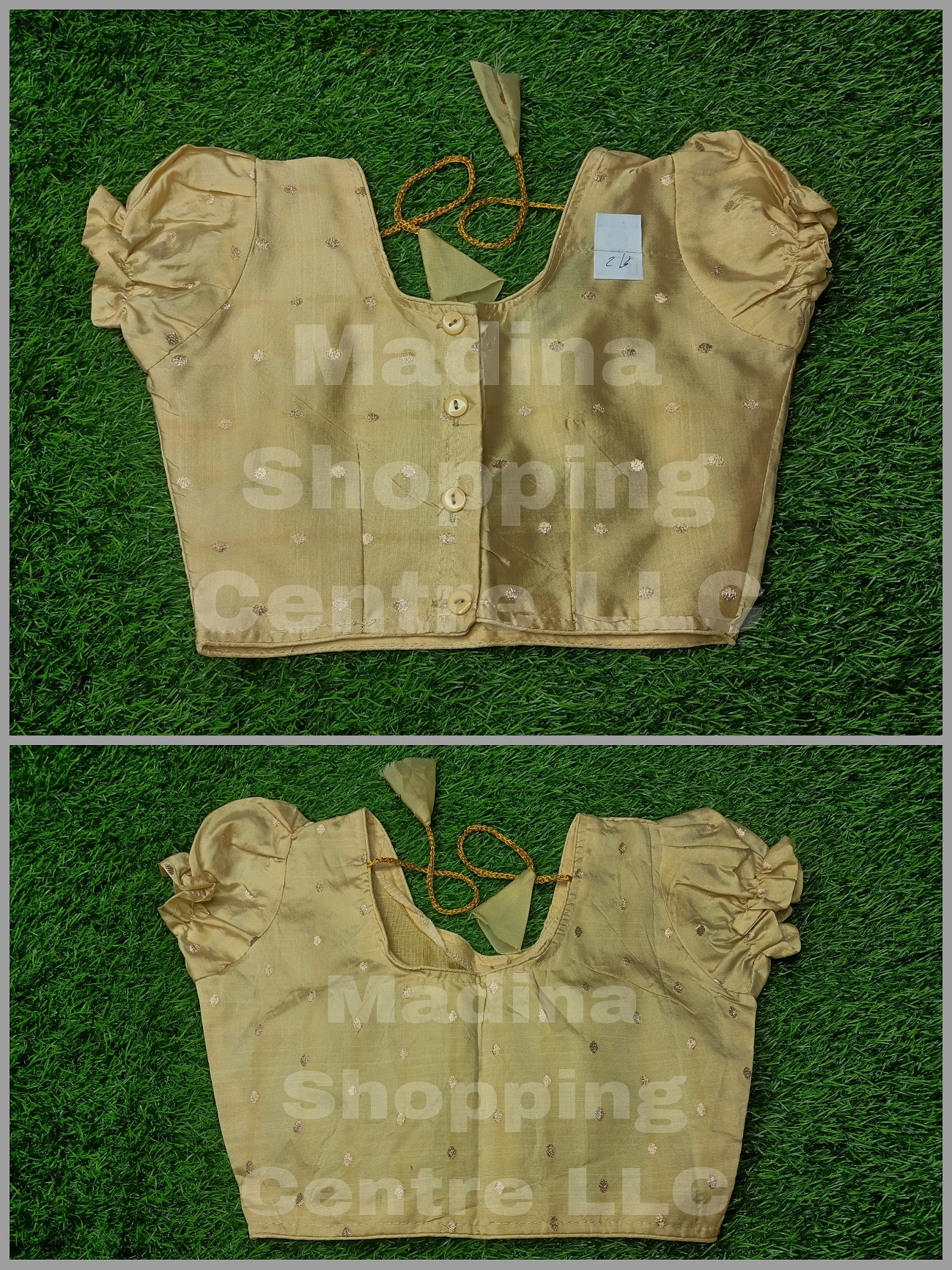 Indian Buta Silk Ghoti Hata Stitched Katan Saree Blouse For Baby Girl'S ...