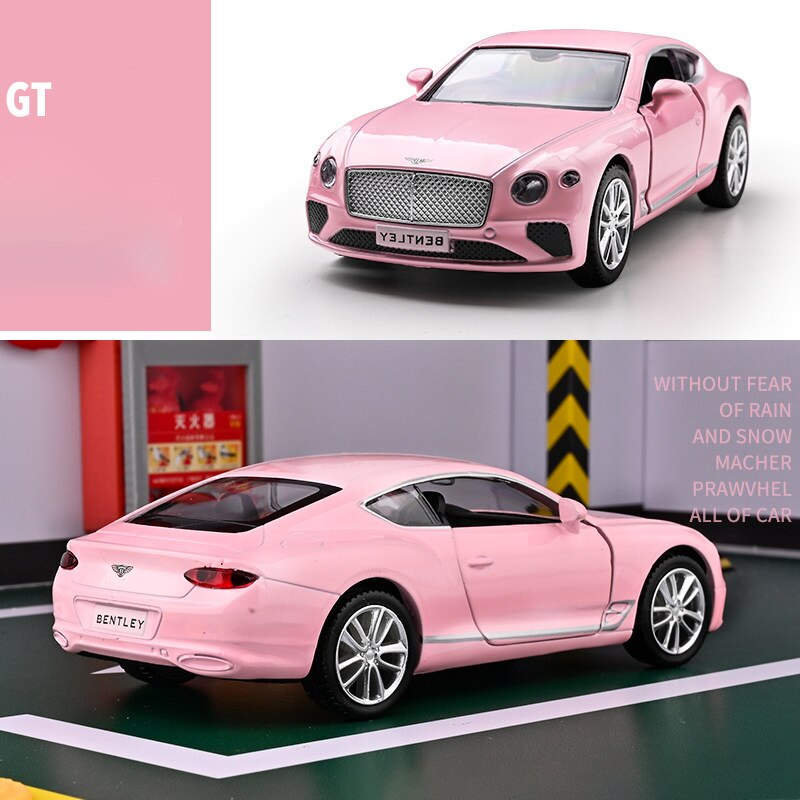 New 1:36 Cute pink car G65 Beetle Huracan Continenta C63S T1 BUS Alloy ...