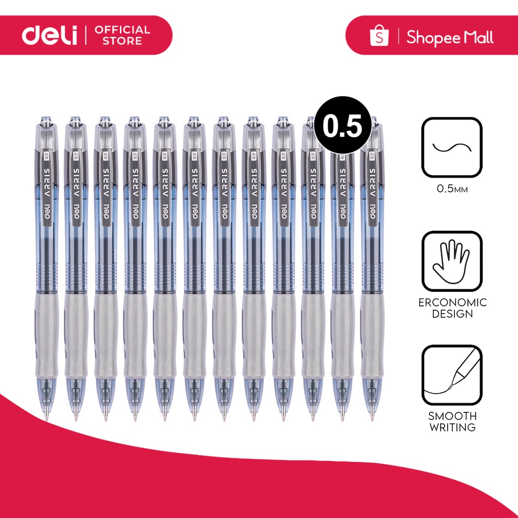 Deli EG08-BK Gel Pen Sign Pen 0.5mm Black | Daraz.com.bd