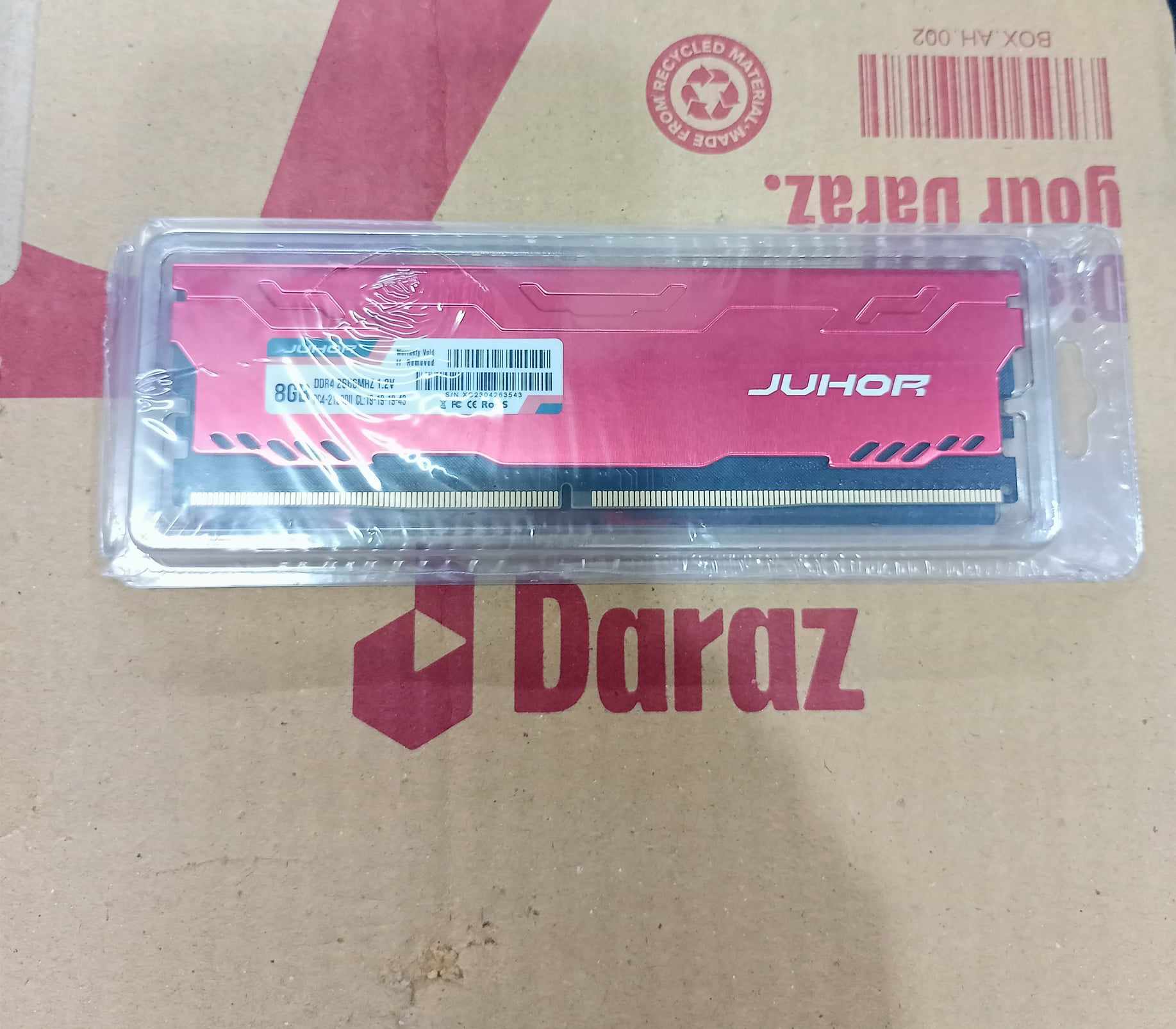 JUHOR DDR4 8GB 2666 Mhz Desktop Ram for any desktop ddr4 supported PC ...