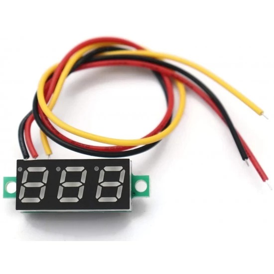 Effortless Voltage Monitoring Made Simple: Mini Digital DC Voltmeter ...