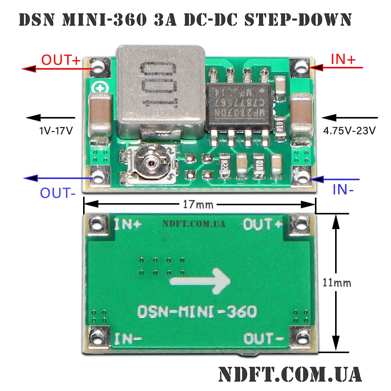 RC Airplane Module Mini 360 DC-DC Buck Converter Step Down