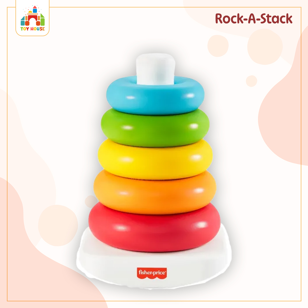 Fisher-Price Rock-a-Stack-GRF09 For Kids | Daraz.com.bd