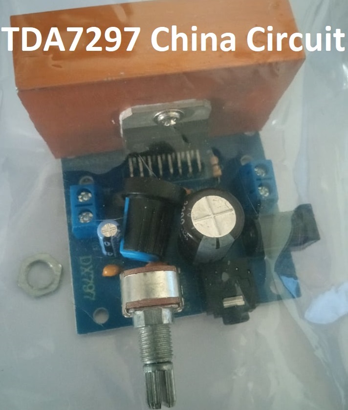CHINESE TDA7297 Amplifiers Circuit Board Single Volume 15W 15W Speakers ...