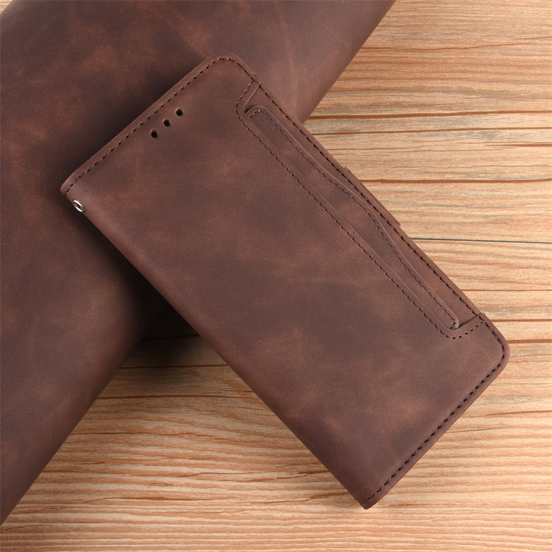 For OnePlus Open Luxury leather wallet case Multi card slot for OPPO ...
