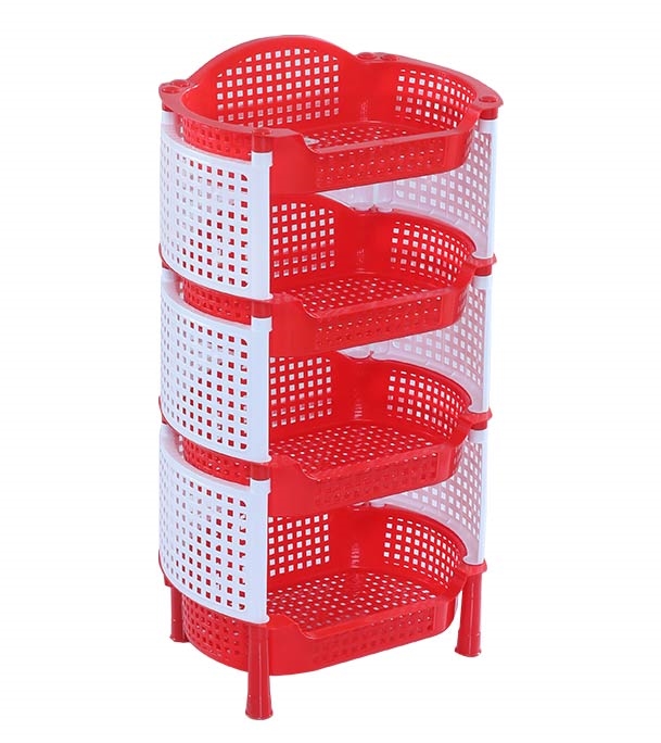 RFL Style Fence Rack 4 Step (Big) Red & White 891214 | Daraz.com.bd