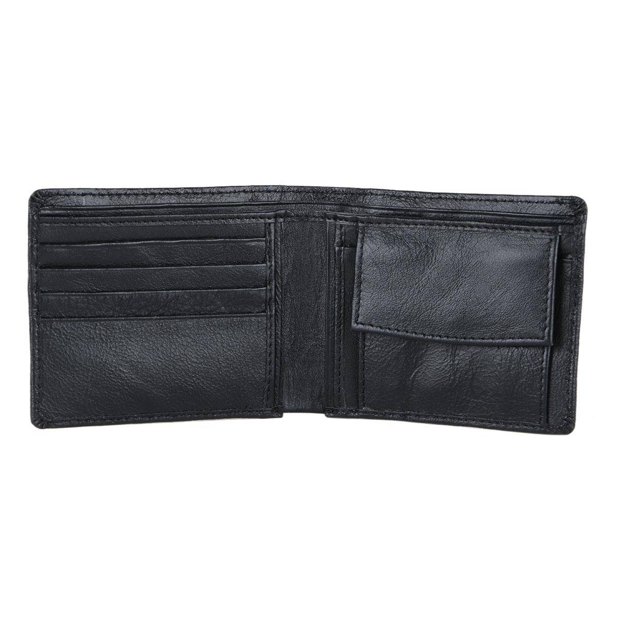 Men's Wallet Black Color Cow Leather Coin pocket Wallet By Annex ...