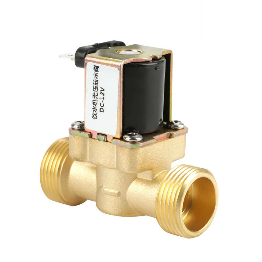 12V G3/4 Brass N/C 2 Way Normally Closed Electric Solenoid Valve SPS ...