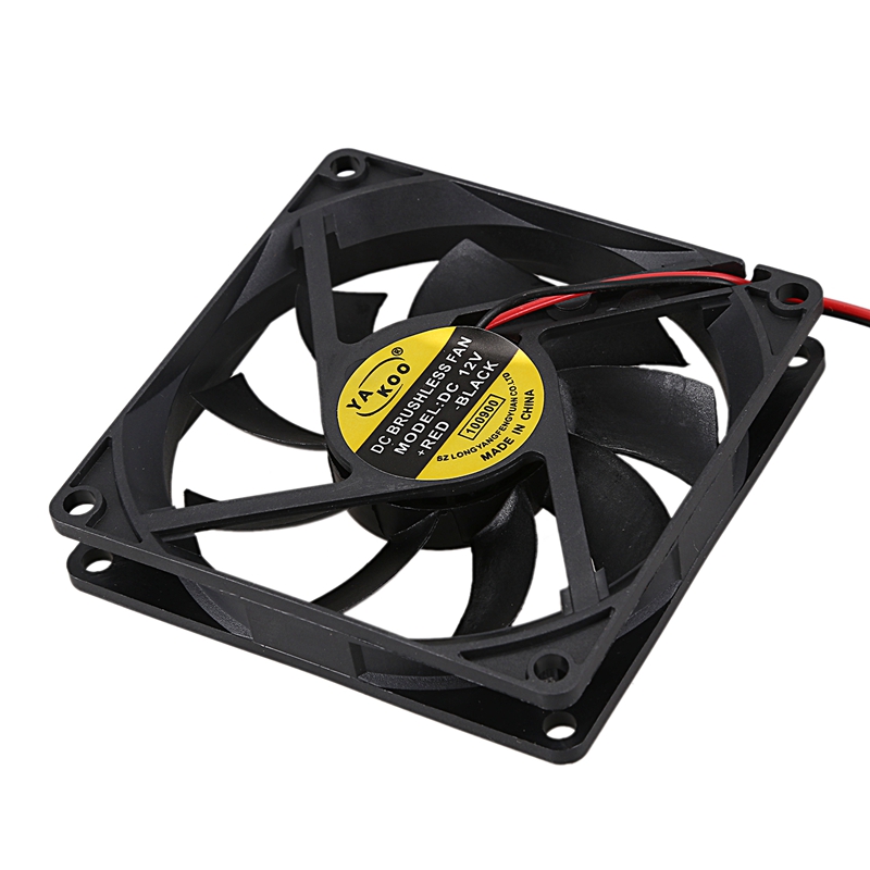 DC 12V 3 inch Cooling Fan Cooler Blower Fan Exhaust Fan (2 Pin Cable ...