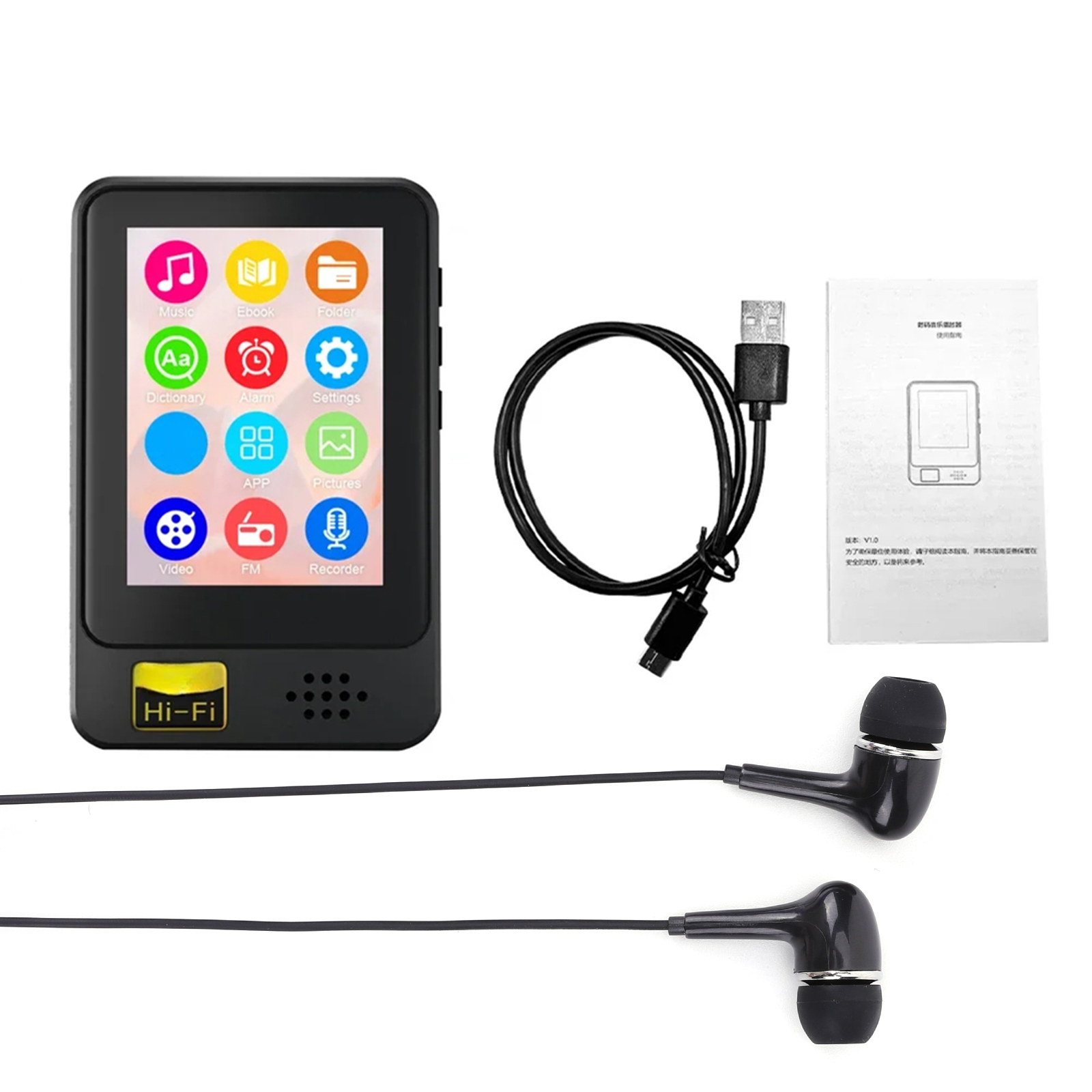 8/16/32/64GB Music Player 1.8in Full Touch Screen MP3 MP4 Player ...