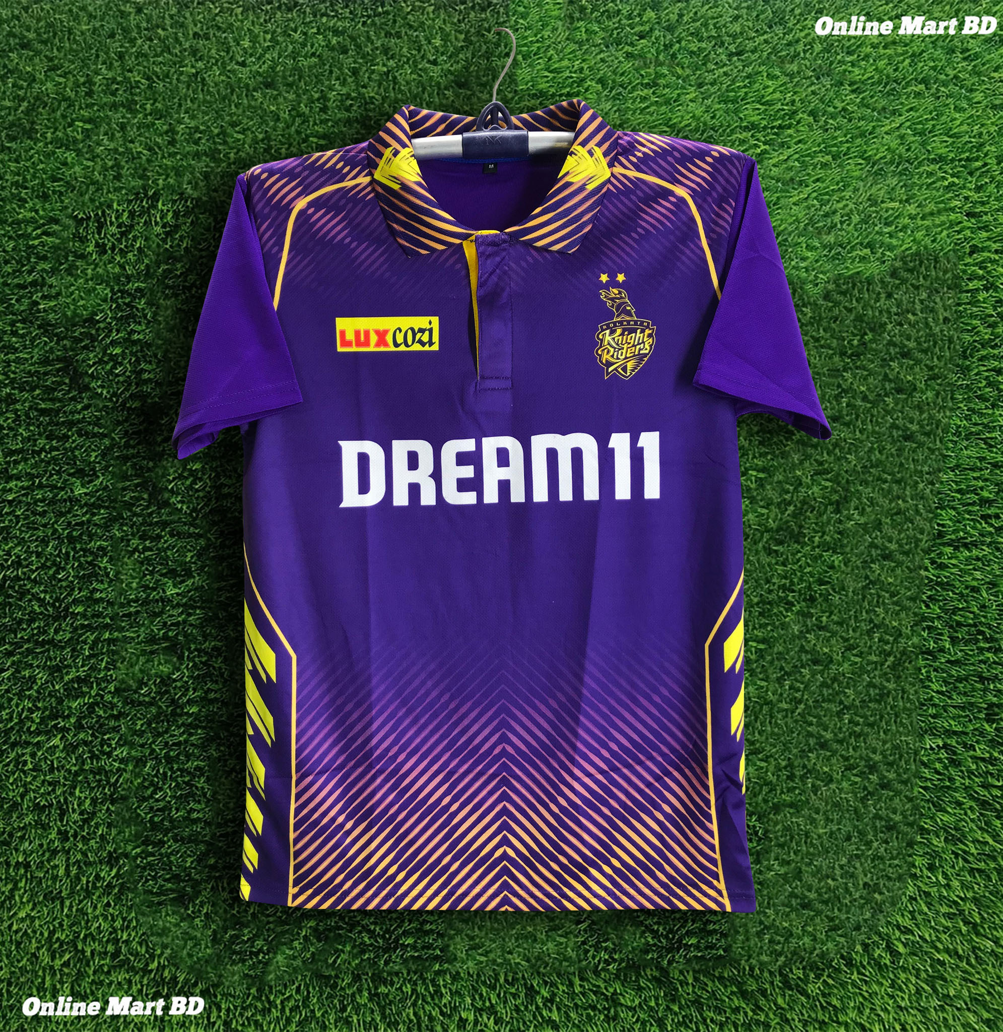 kolkata Short Sleeve Collar Jersey IPL-2025-2026 | Daraz.com.bd