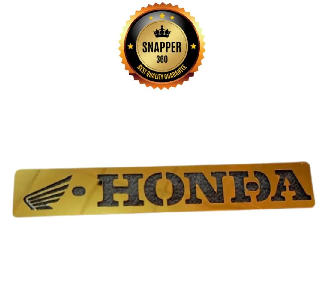 Honda. Bike Name Plate Stainless Steel | Daraz.com.bd