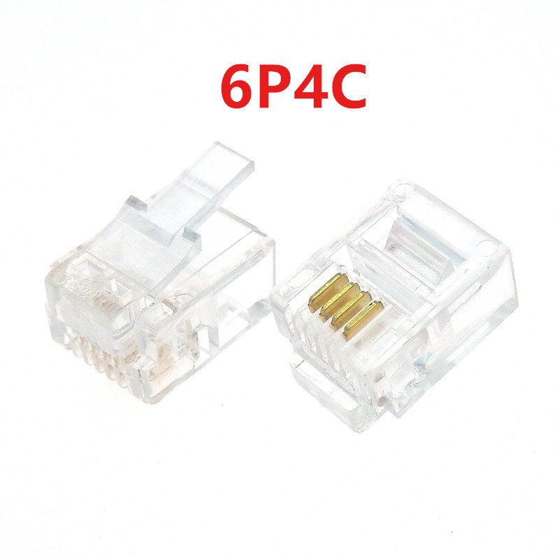 10 pcs RJ11 4P4C 6P6 6P4C 6P2C 8P8C Modular Network Jack Vertical Ports Sockets Female ...