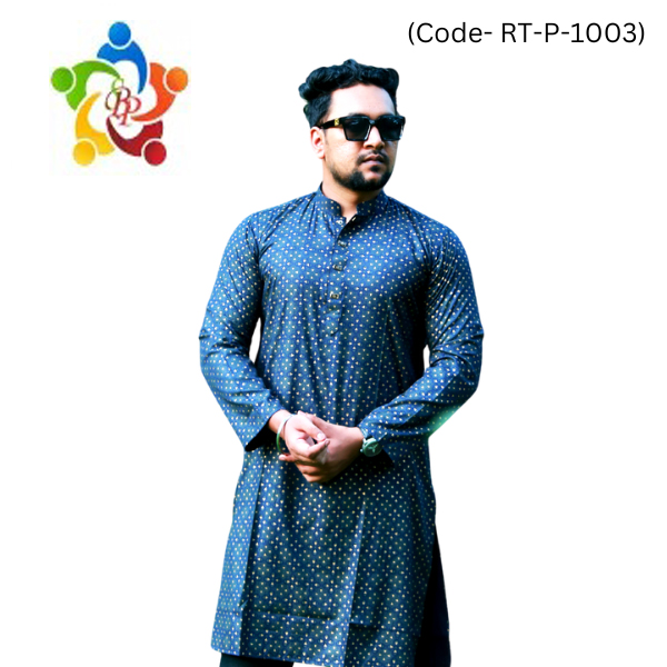 (Code- RT-P-1003) New Stylish semi long panjabi with snap button by ...