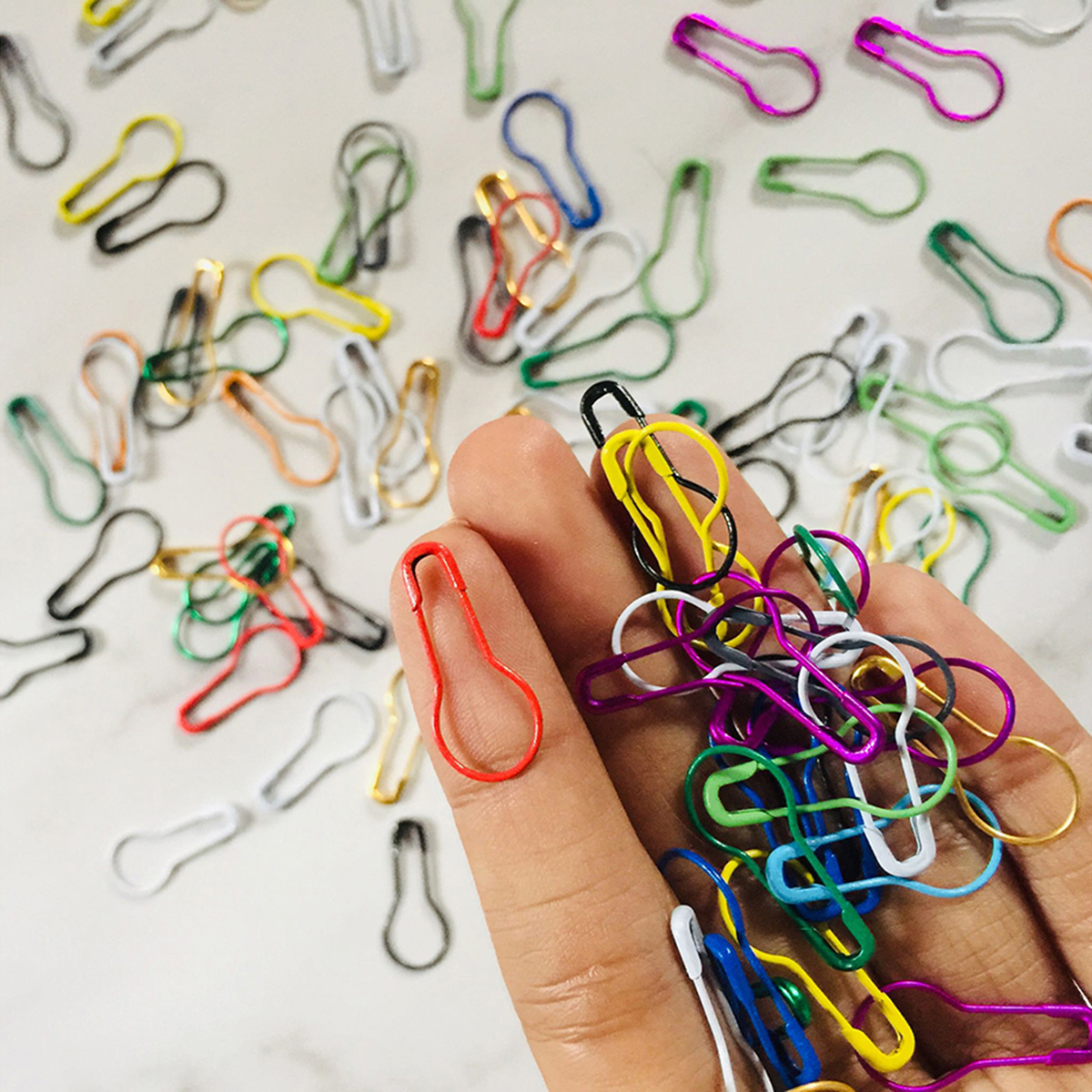 hijab pin for women 100pcs Multicolor Small Size Metal Coilless Hijab ...